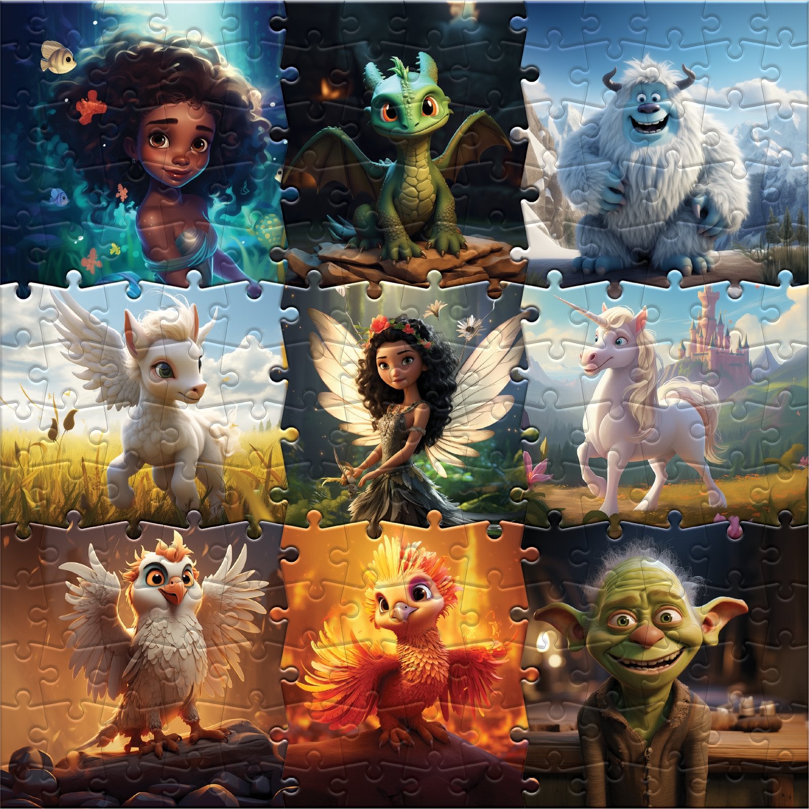 Fantasy Creatures Jigsaw Puzzles | Fusion Puzzle