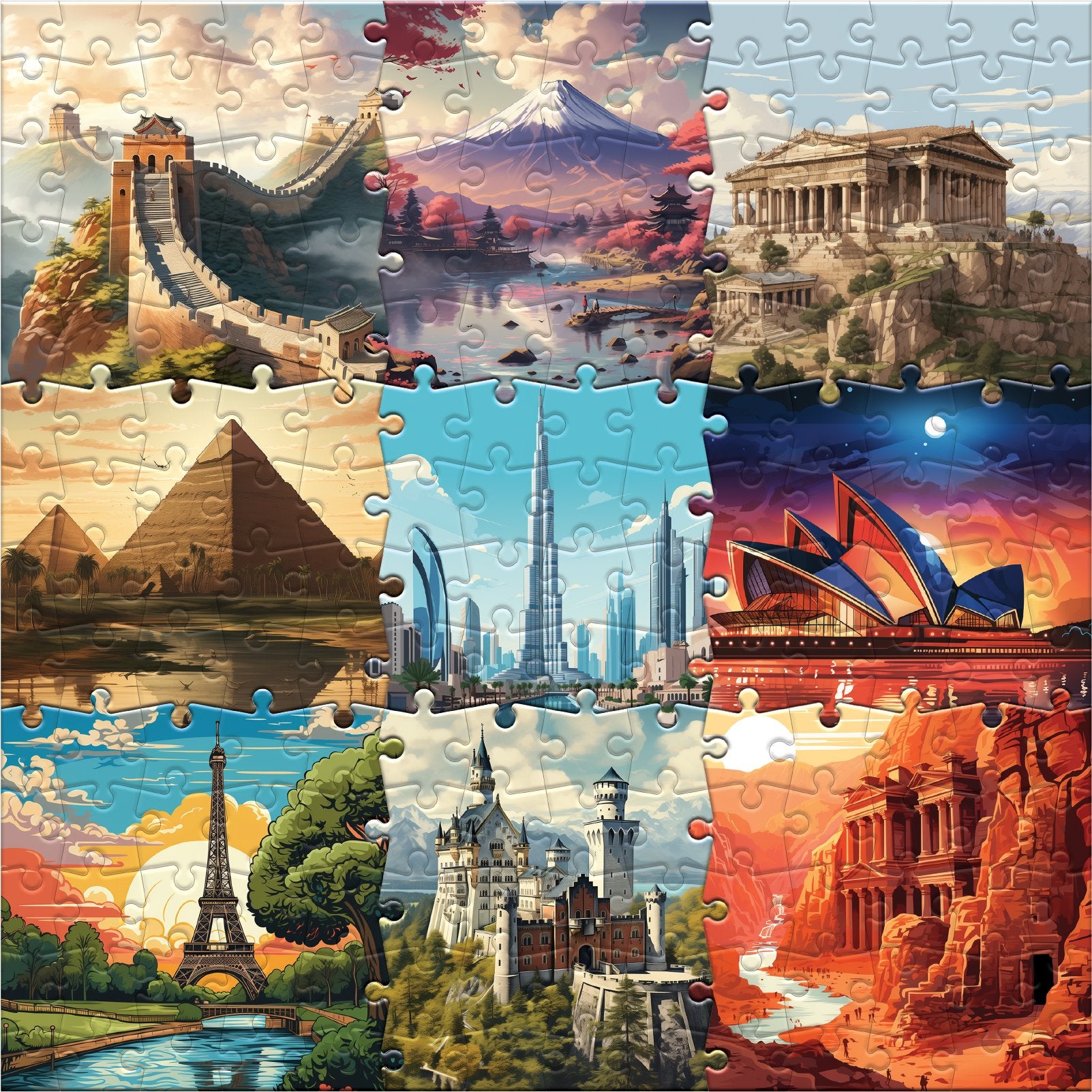 Landmarks Jigsaw Puzzles | Fusion Puzzle