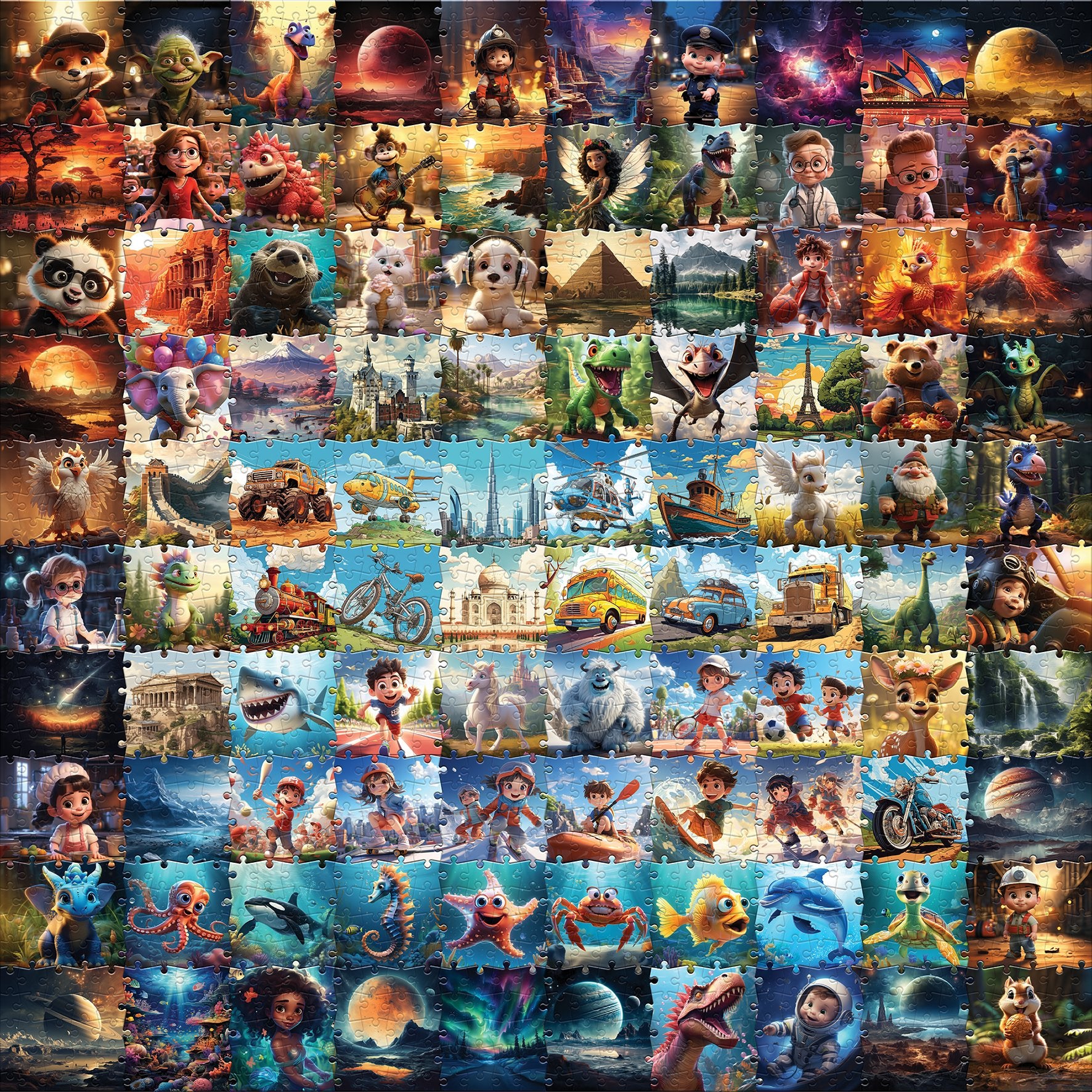 All Puzzle Themes | Fusion Puzzle