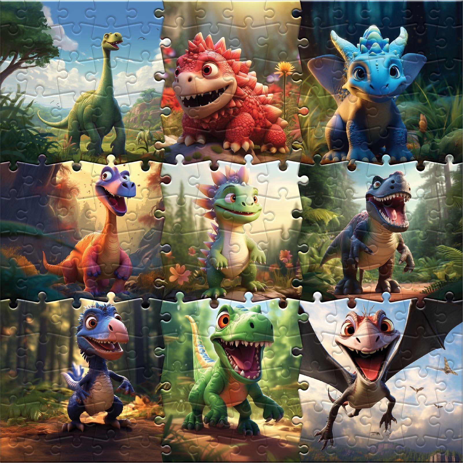 Dinosaurs Jigsaw Puzzles | Fusion Puzzle