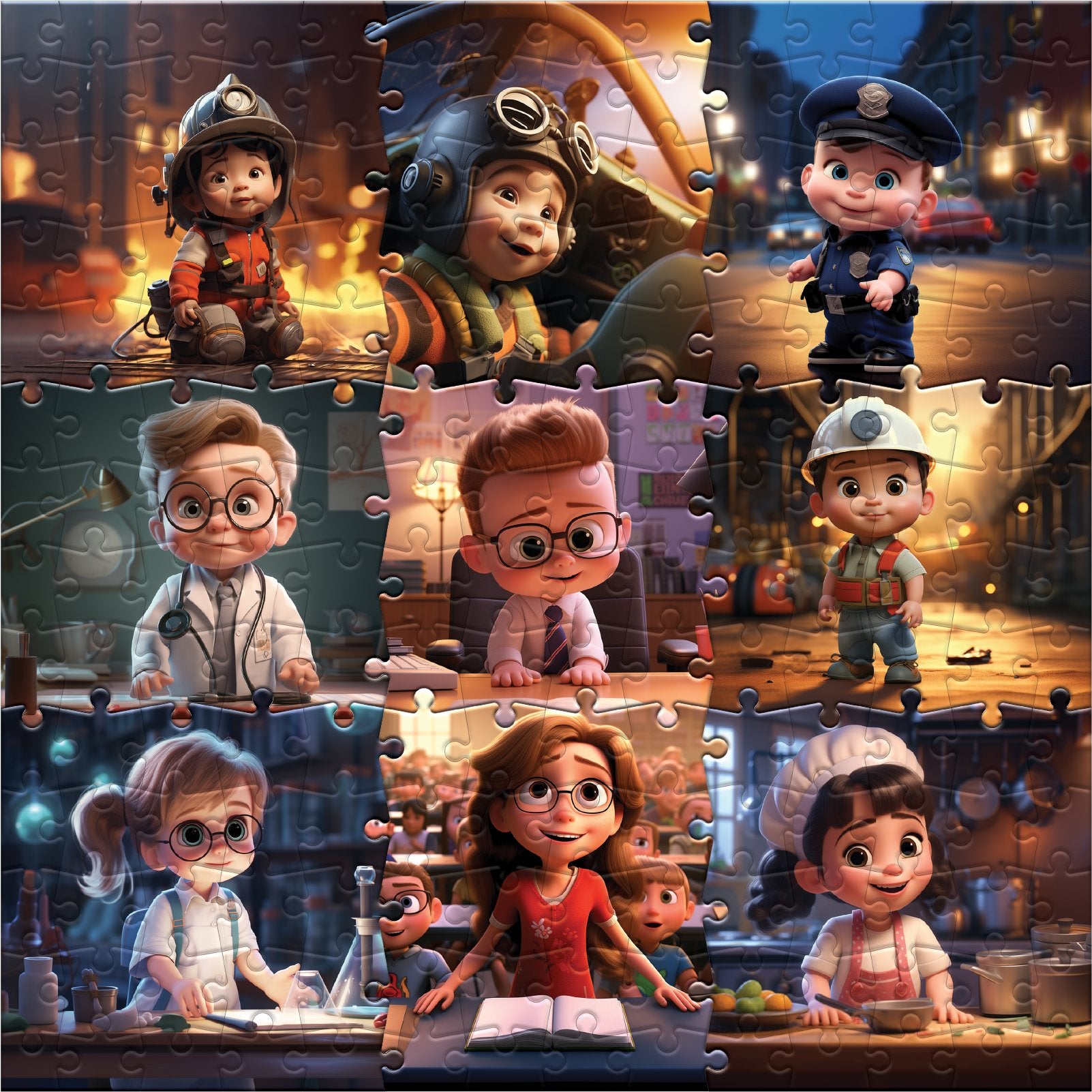 Professions Jigsaw Puzzles | Fusion Puzzle
