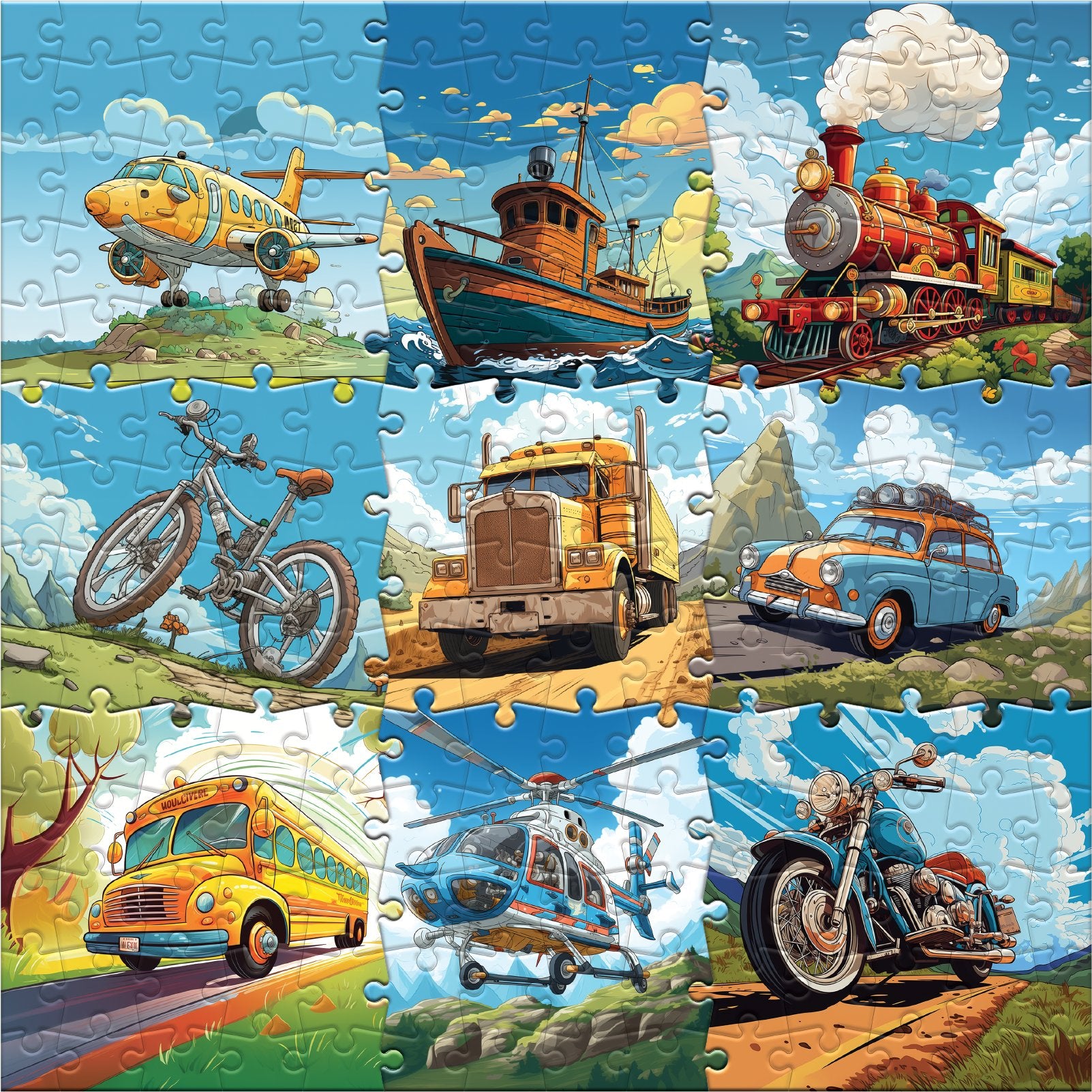 Transportation Jigsaw Puzzles | Fusion Puzzle