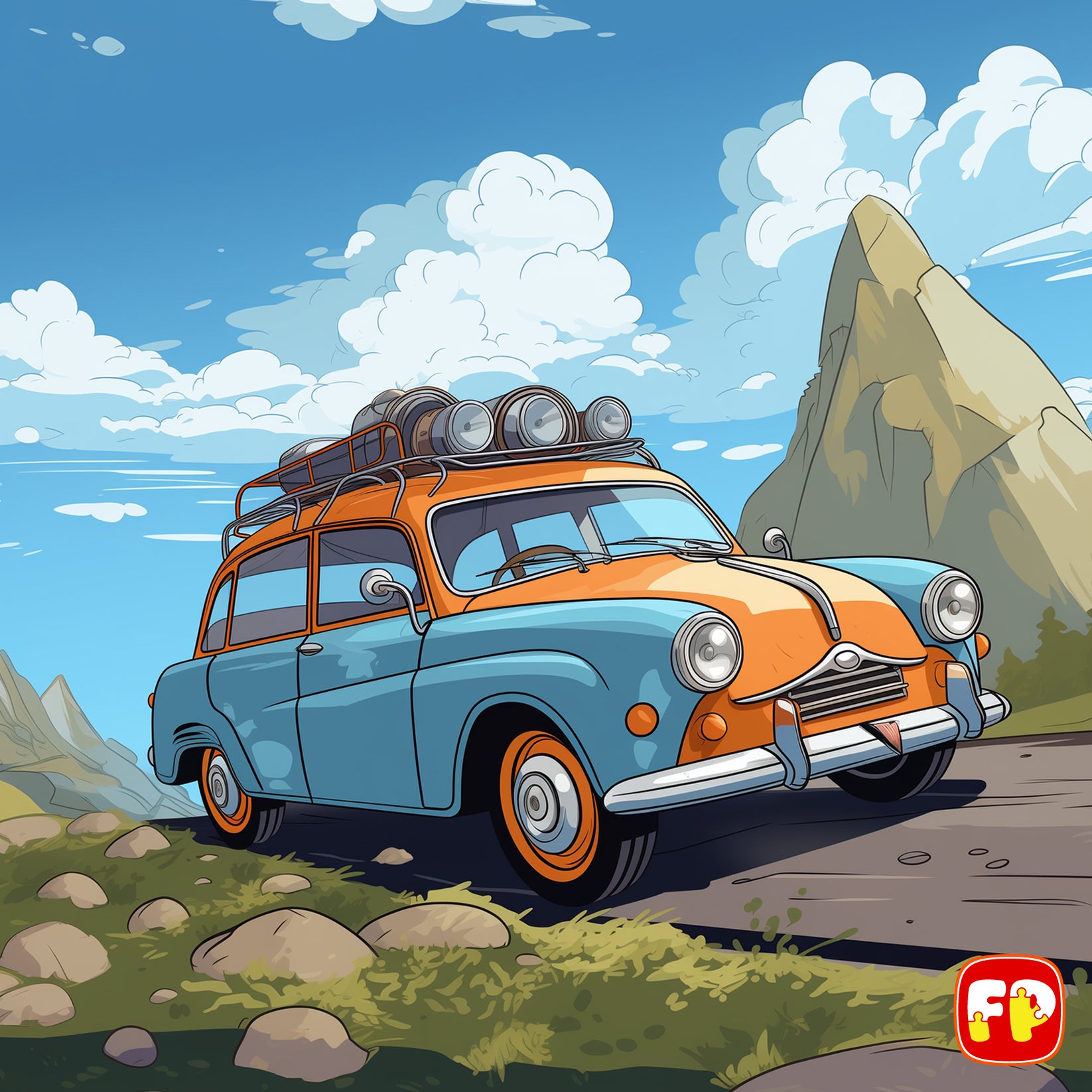 Classic Car Adventure – Fusion Puzzle